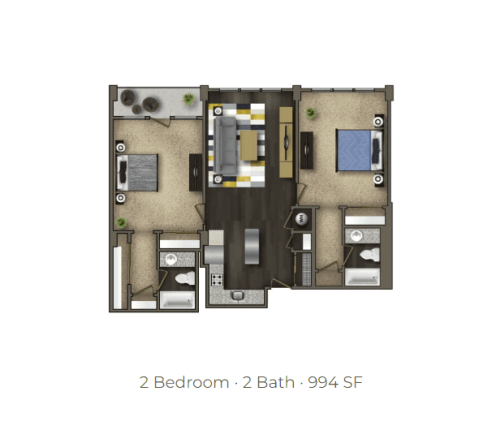 Floor Plans – Midtown Atlanta, Georgia Luxury Apartments | The Byron on ...